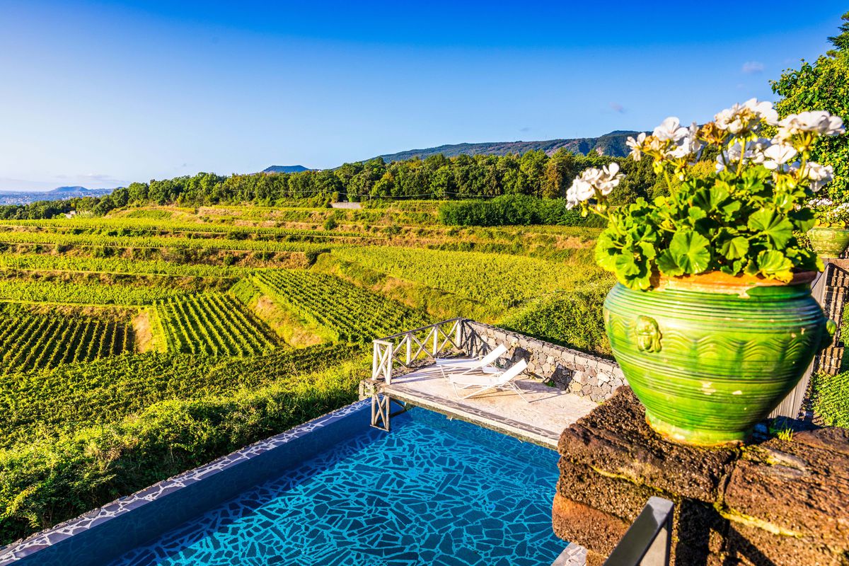 Barone di Villagrande winery visit in Mt Etna, Sicily